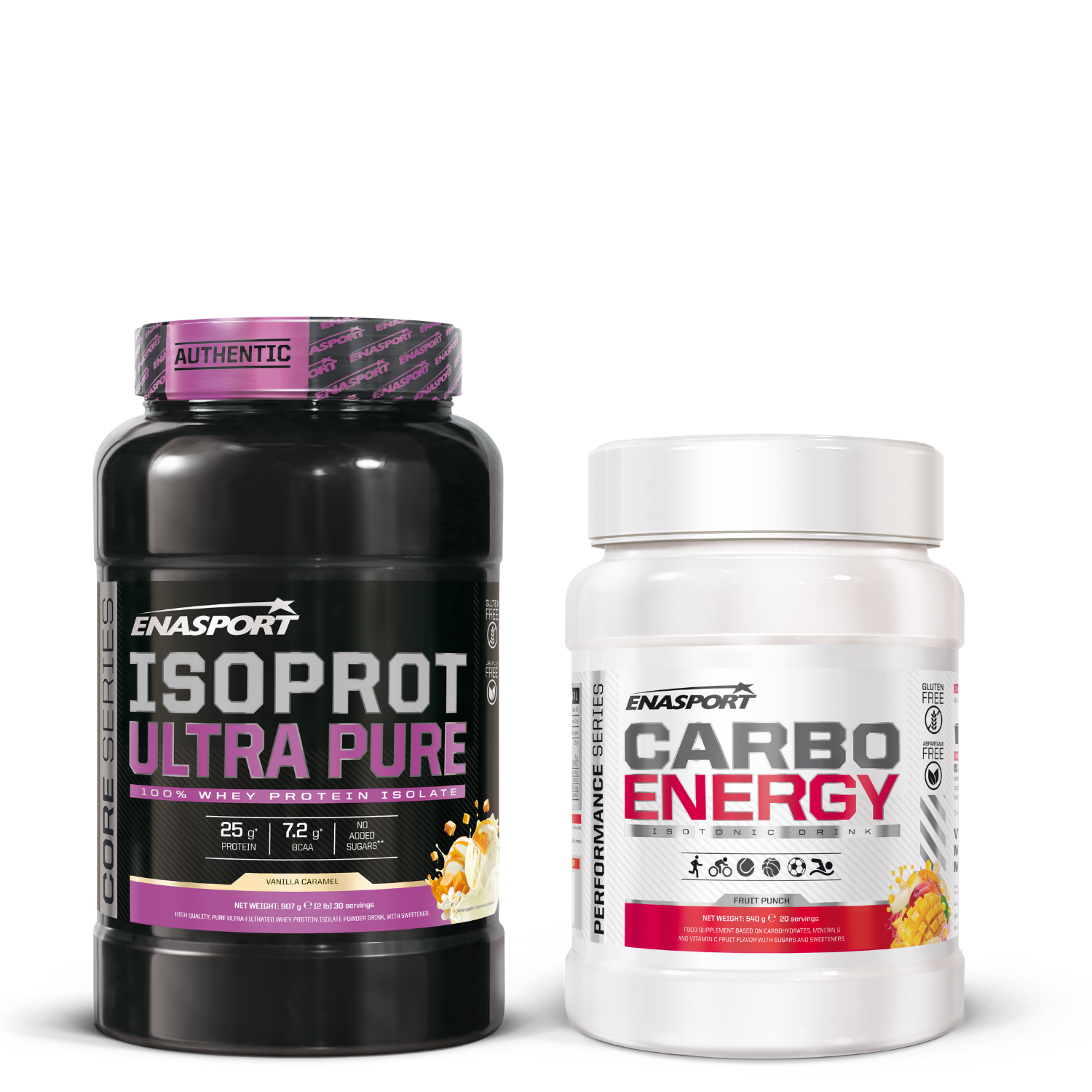 Pack Isoprot 2lb + Carbo Energy 540g Gratis
